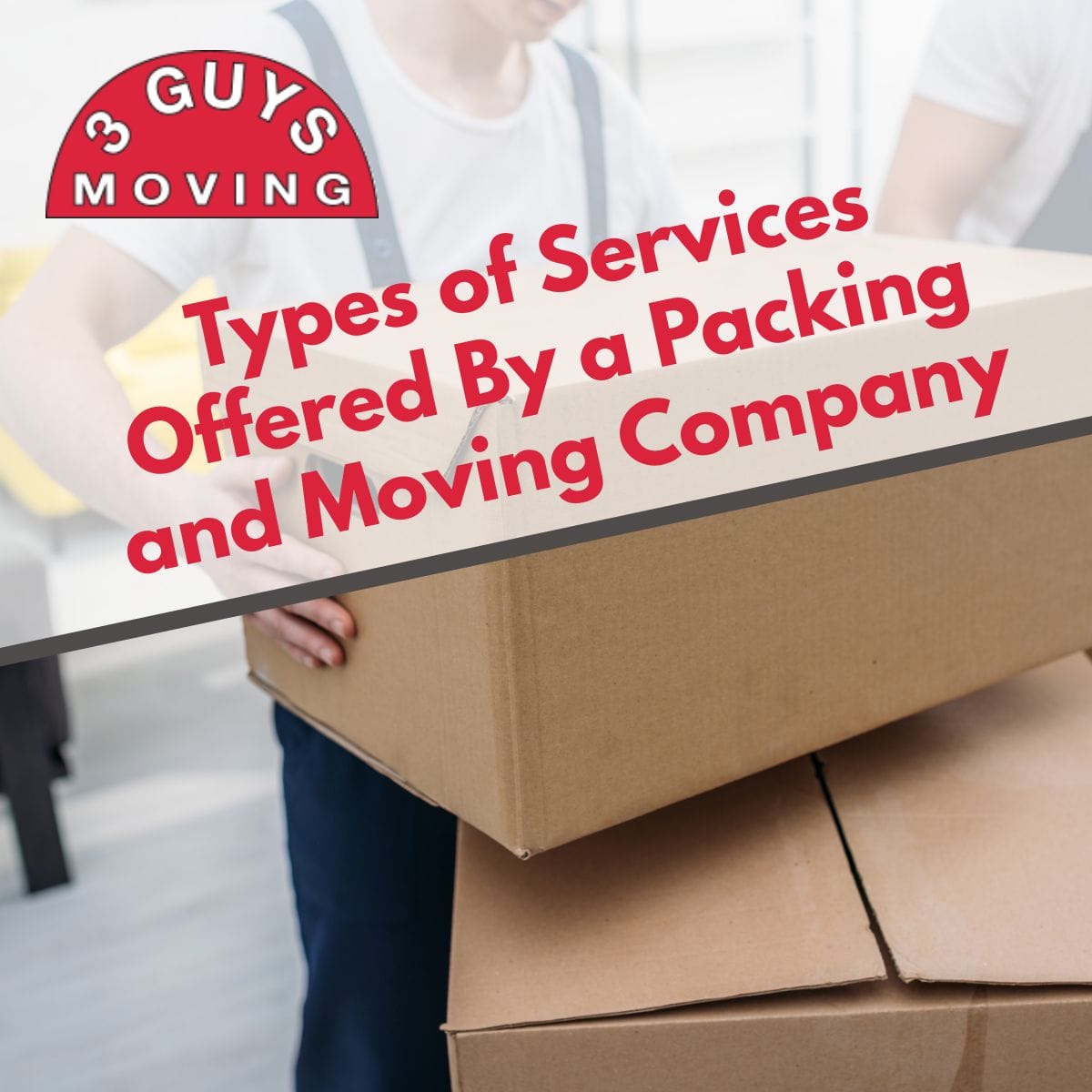 Types Of Services Offered By A Packing And Moving Company | Tampa Movers
